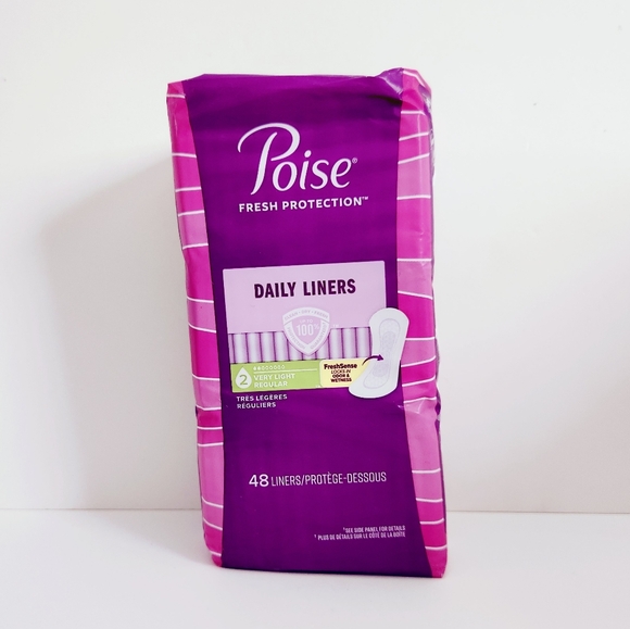 Poise | Bath & Body | 45 Poise Daily Incontinence Panty Liners Very ...